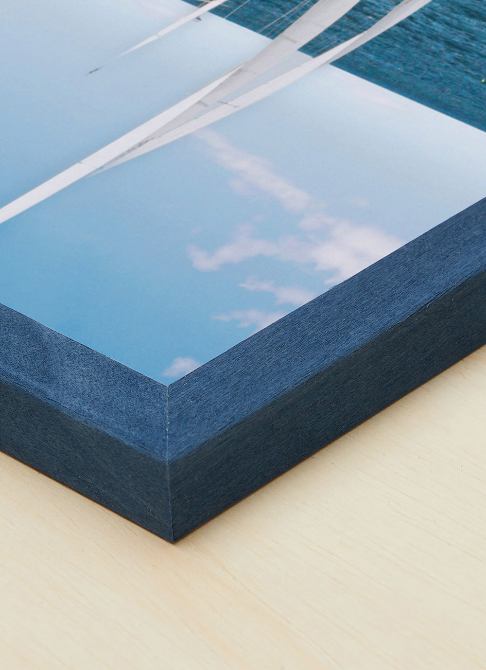 Atlas Frame - Royal Blue Wood | Keepsake Frames