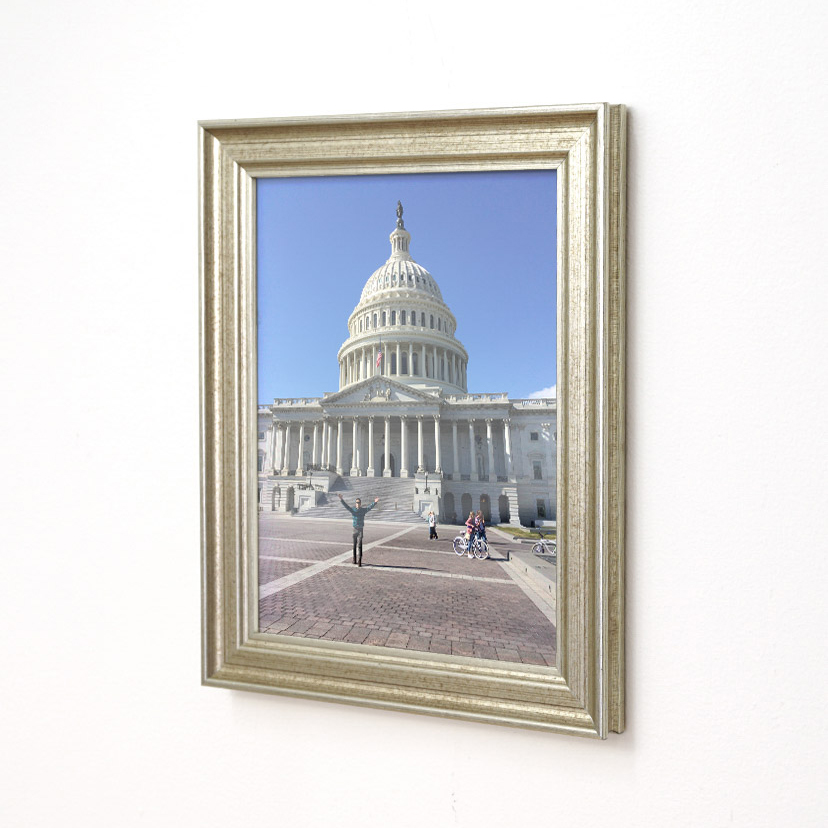 Fresco Distressed Silver Frame - Keepsake Frames